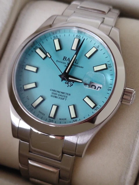 BALL ENGINEER III Marvelight Turquoise Dial Limited Edition 40mm $3,088 ...