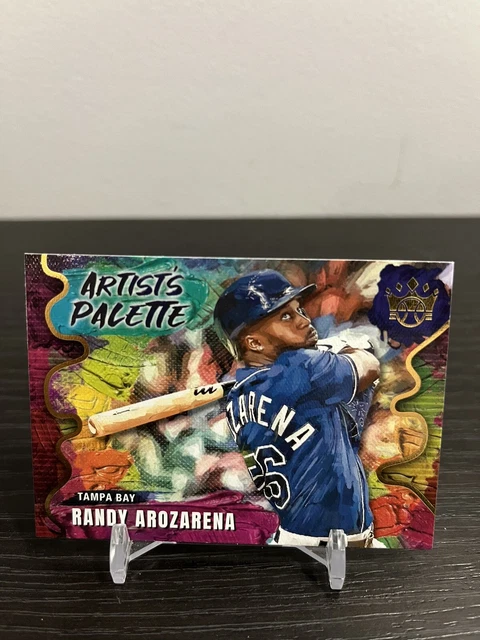 RANDY AROZARENA 2022 Panini Diamond Kings Artists Palette AP-10 Tampa ...