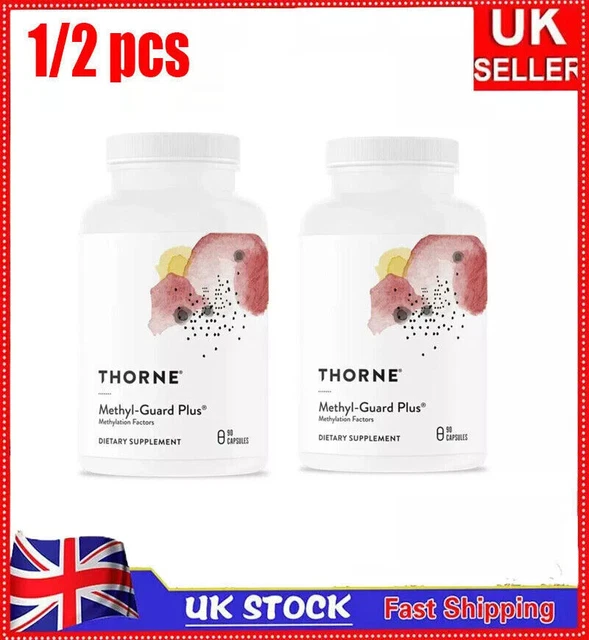 1/2X THORNE METHYL Guard Methylation Supplement Folate Vitamin B12-90 ...