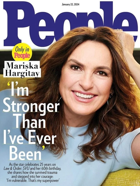 MARISKA HARGITAY - People Magazine - January 2024 - BRAND NEW £8.82 ...