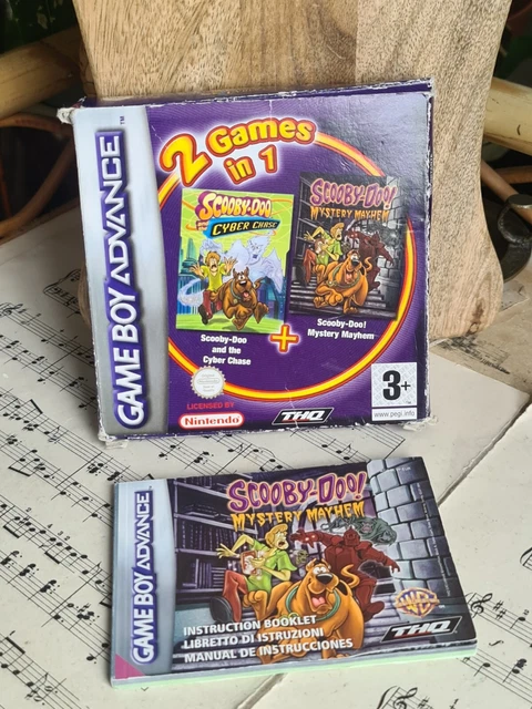 SCOOBY DOO CYBER Chase/Mystery Mayhem Game Boy Advance CASE & INSERTS ...