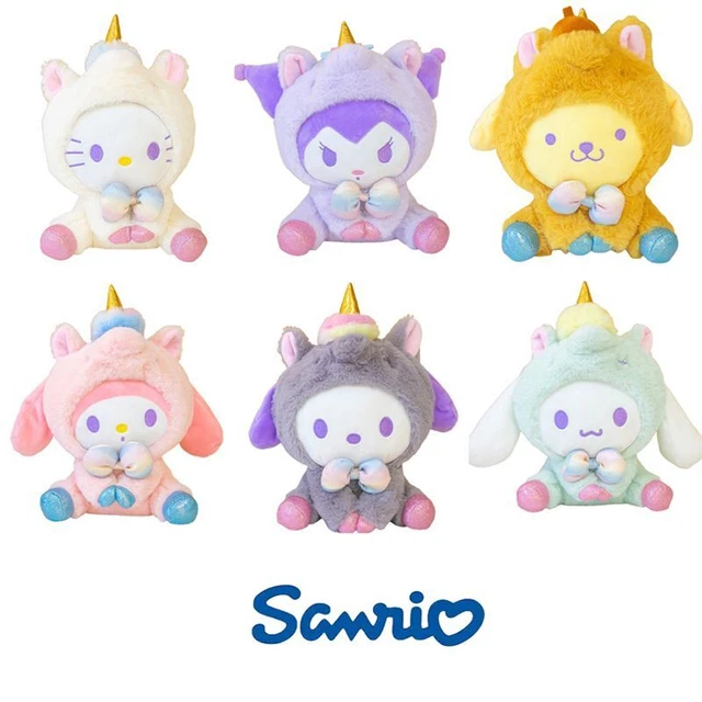 Kuromi My Melody Hello Kitty Cinnamoroll Sanrio Plush Toys Stuffed Doll