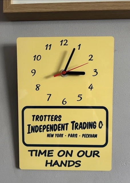ONLY FOOLS AND Horses, Time On Our Hands, Wall Clock, Retro, Man Cave £ ...