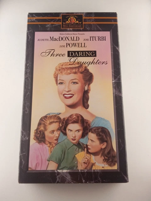 THREE DARING DAUGHTERS (VHS) 1948 Jeanette MacDonald, Jane Powell ...