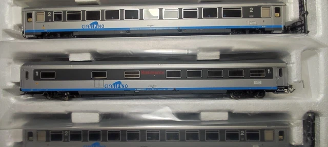 ACME 55002+55003+50344 SET Euro City " Canaletto" Livrea CISALPINO EUR ...