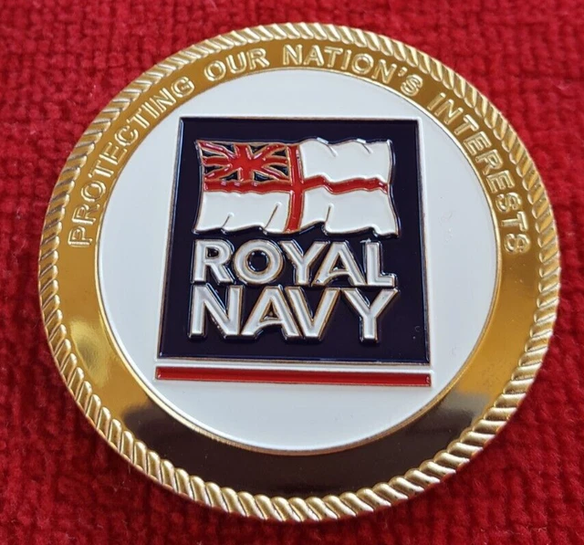 BRITISH ROYAL NAVY Hms Brazen Challenge Coin (Uscg Army Usmc Us Navy £ ...