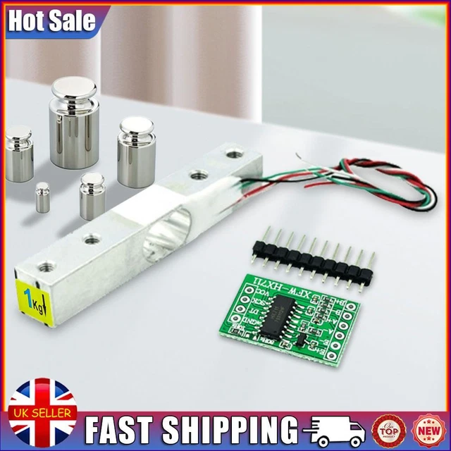HX711 WEIGHT SENSOR Module 1KG Load Cell for Microcontroller (HX711 and ...