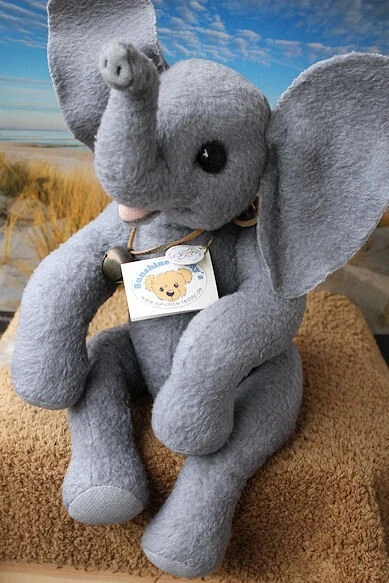 ORIGINAL SUNSHINE TEDDY Elefant eine Rarität mit Zertifikat von Heike ...