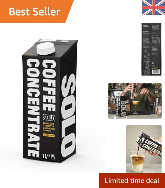 INSTANT COLD BREW Coffee Concentrate - 20 Double Shots of Espresso ...