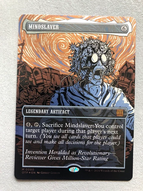 MTG CARTE MAGIC Outlaws Thunder Junction Mindslaver Textured FOIL ...