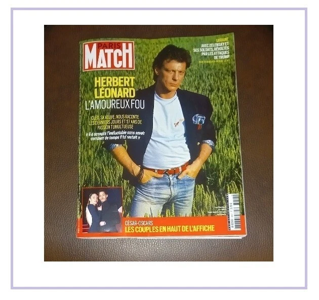 HERBERT LEONARD PARIS MATCH mars 2025 EUR 12,00 - PicClick FR