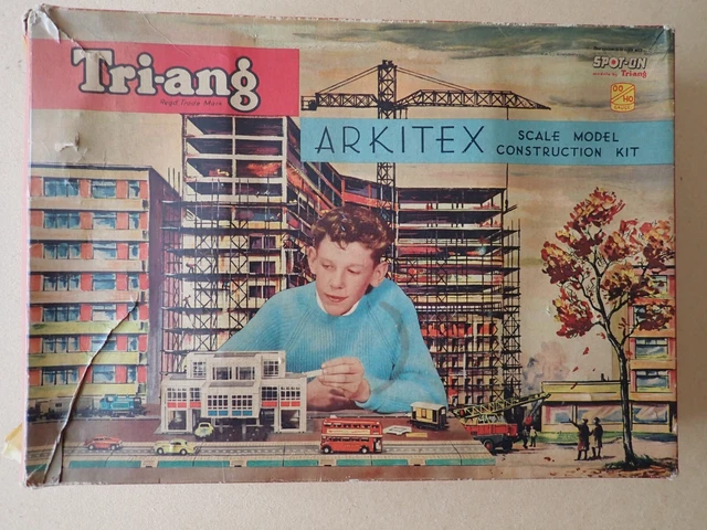 VINTAGE TRIANG ARKITEX scale Models construction kit spot on HO OO set ...