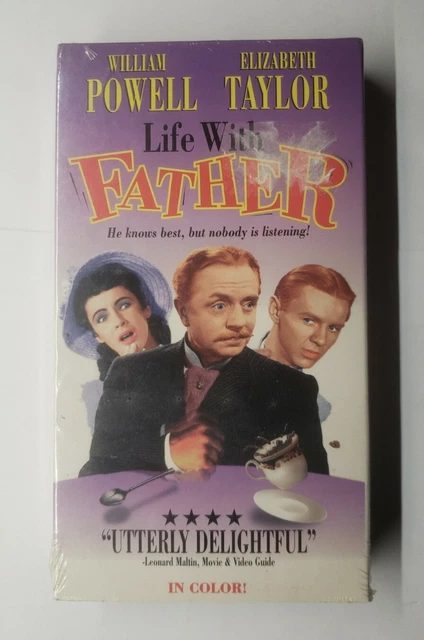 LIFE WITH FATHER (VHS, 1994) Elizabeth Taylor £5.41 - PicClick UK