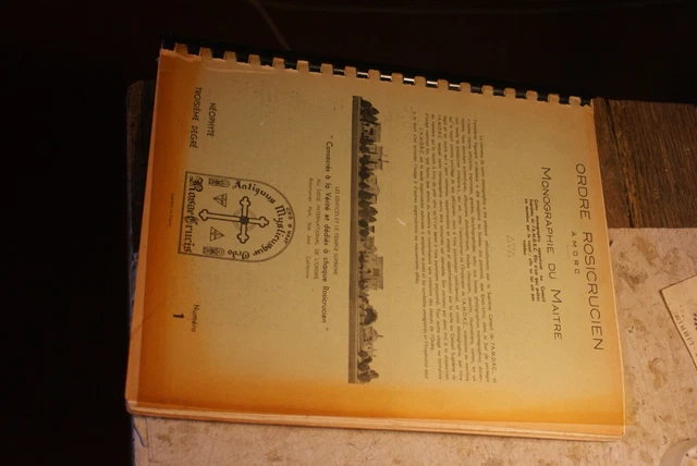 MONOGRAPHIE DU MAÎTRE. Ordre Rosicrucien A.M.O.R.C. Monographie du ...