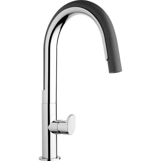 FRANKE VALDO PULL Out Mono Mixer Kitchen Tap In Grey/Graphite + 5 Year ...