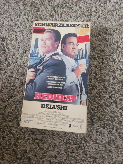 RED HEAT VHS Video 1988 Movie Arnold Schwarzenegger James Belushi ...