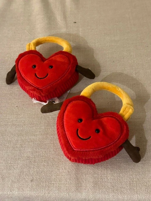 JELLYCAT AMUSEABLES VAL & Tina Love Locks Soft Toy With Tags And Dust ...