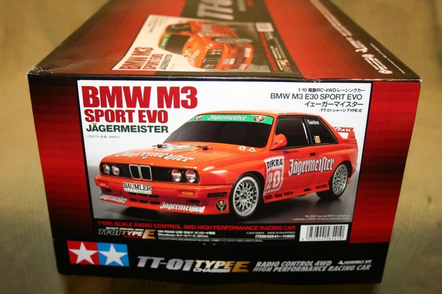 TAMIYA BMW JAGERMEISTER M3 E30 Sport Evo TT01 non Kyosho EUR 379,75 ...