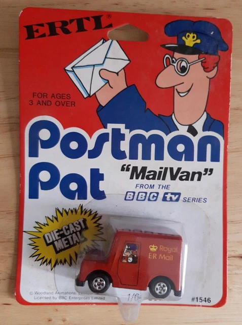 POSTMAN PAT MAIL Van 1/64 Scale 1983 ERTL Vintage Diecast £25.00 ...
