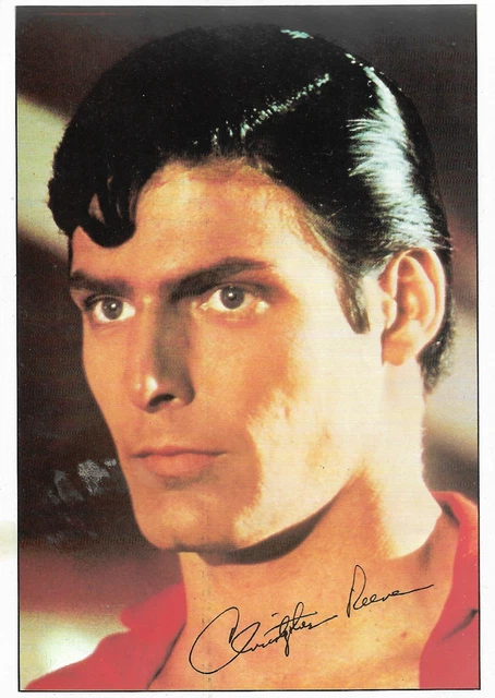 CHRISTOPHER REEVE SUPERMAN Bravo Star-Autogrammkarte EUR 1,00 - PicClick DE