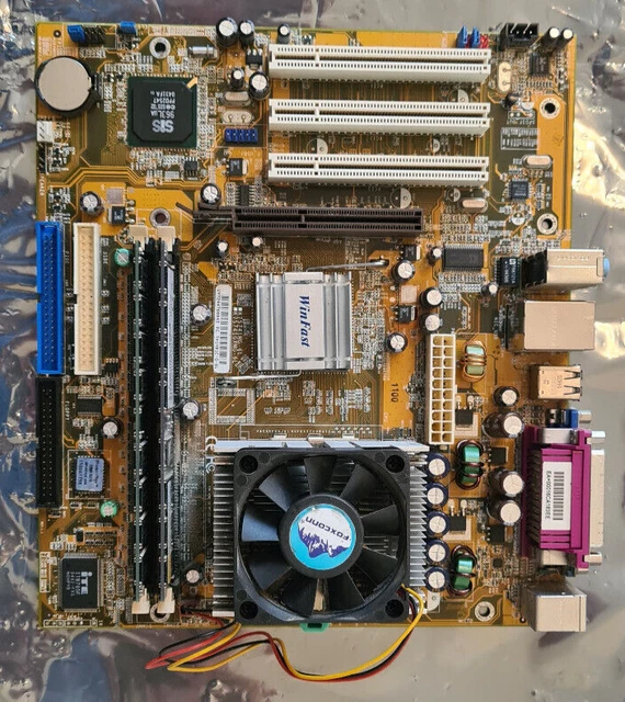 AMD64 SEMPRON 2200, Foxconn Winfast K7S741MG Motherboard IDE AGP 1.5GB ...