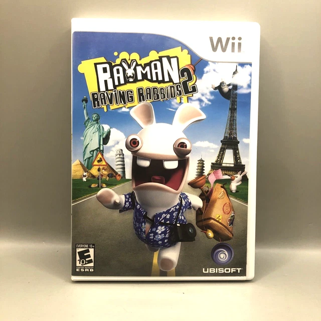 RAYMAN RAVING RABBIDS 2 (Nintendo Wii, 2007) Complete - Disc Is ...