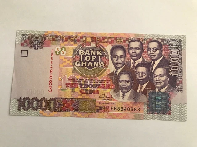 GHANA 20000 CEDIS Banknote 2003 P.-36b MB/F £10.21 - PicClick UK
