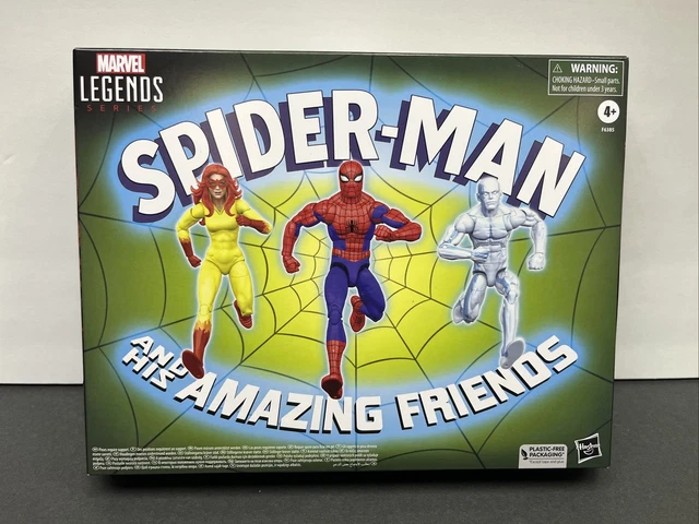 HASBRO MARVEL LEGENDS Spider-Man And His Amazing Friends Multi Pack ...