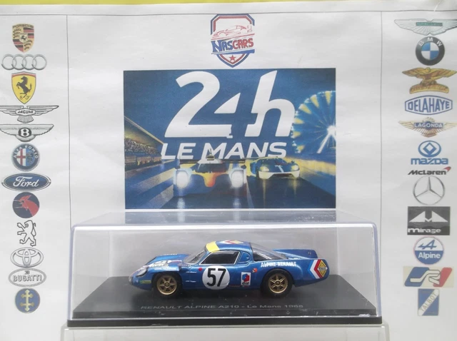 1/43 24H DU Mans 1968 Renault Alpine A210 #57 Le Guellec-Serpaggi SPARK EUR 4,44 - PicClick FR