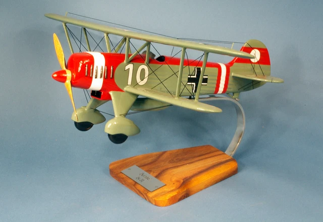 HEINKEL HE 51 II JG132 Richthofen Luftwaffe 1934 1:24 Woodmodel ...