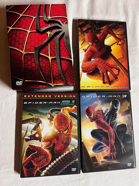 SPIDER-MAN, SPIDER-MAN 2, Spider-Man 3 | 3-DVD-Box | DVD 134 EUR 7,34 ...