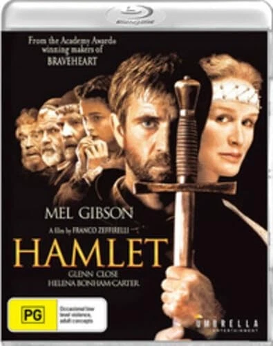 HAMLET (BLU-RAY) MEL Gibson Kevin Kline Dana Ivey Glenn Close Alan ...
