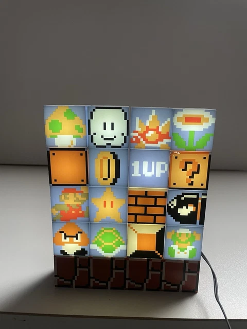 SUPER MARIO BROS Build a Level Light Blocks Paladone Blocks £12.99 ...