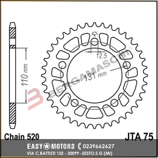 A52007546 JT ENGRENAGE ALL.7075T6 Jta 75 z46 EUR 69,73 - PicClick FR