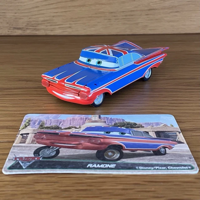 DISNEY PIXAR CARS 2, Union Jack Ramone, 1:43 Diecast, Disney Store ...