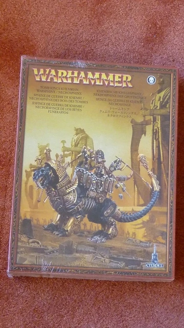 RARE WARHAMMER -TOMB KINGS KHEMRIAN - Necrosphinx WARSPHINX - New in ...