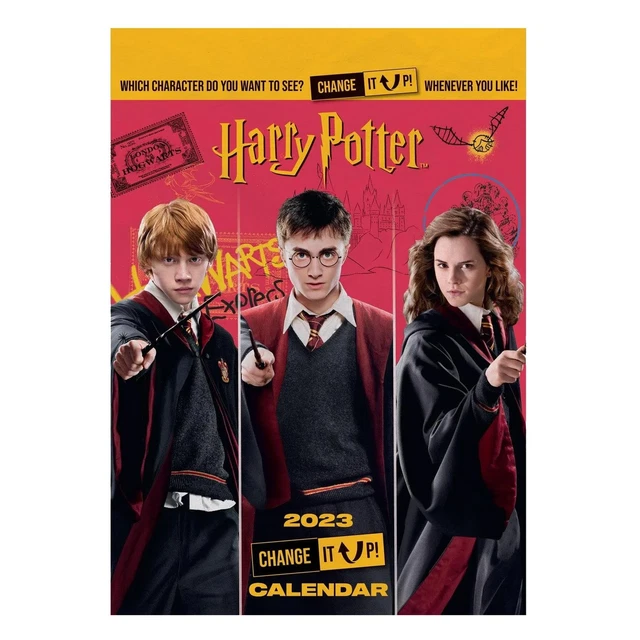 HARRY POTTER 2023 Calendrier A3 Officiel sous Licence 42x29.5cm EUR 19 ...