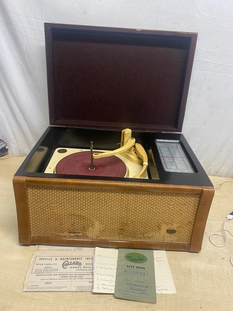 VINTAGE GEC RADIOGRAM Collaro RC54 Turntable - Working! - EG228Z £71.95 ...