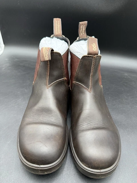 BLUNDSTONE 500 ORIGINAL Chelsea Boots Men’s Size 11.5 USA Stout Brown £ ...