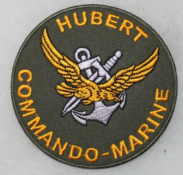INSIGNE DU COMMANDO Marine Hubert force spéciale ,FUSCO ,béret vert,COS ...