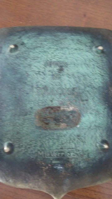 MAX LE VERRIER - grand vide-poche en bronze Blason Armes de Toulouse ...