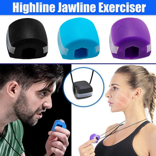 3PCS JAW LINE Exercise Fitness Ball Trainer Muscle Neck Face Exerciser ...