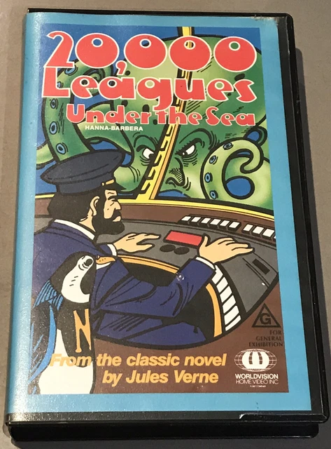 20,000 LEAGUES UNDER The Sea 1979 Animated RARE VHS Video Hanna-Barbera ...