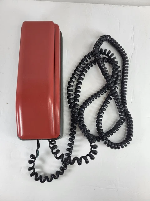 VINTAGE 1986 NORTHERN Telecom Light Red Touch Tone Phone Made In Canada ...