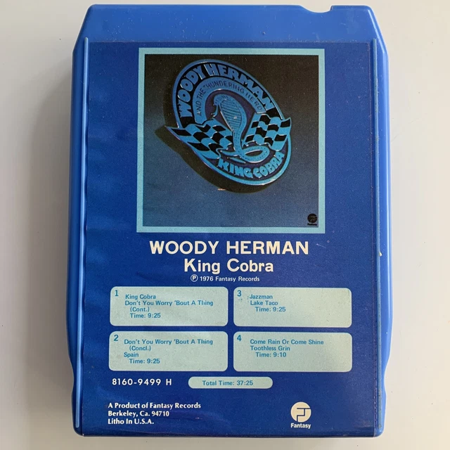 WOODY HERMAN KING Cobra (Cassette 8-Track) EUR 24,61 - PicClick FR