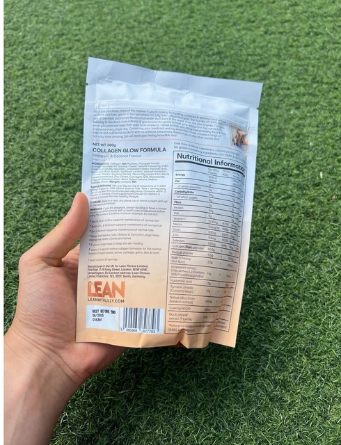 LEAN MARINE COLLAGEN + Hyaluronic Glow Formula, Pineapple & Coconut ...