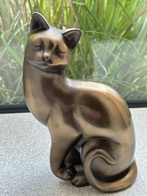 SHUDEHILL VERONESE 2001 Cat Figurine Bronze Effect Cast Resin £14.99 ...