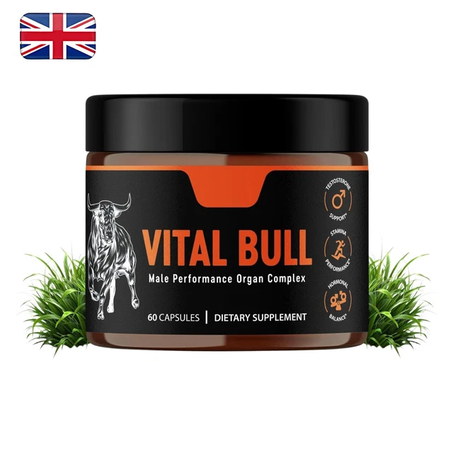 VITAL BULL BEEF Organ Supplement for Men – Grass Fed Organs with Heart ...