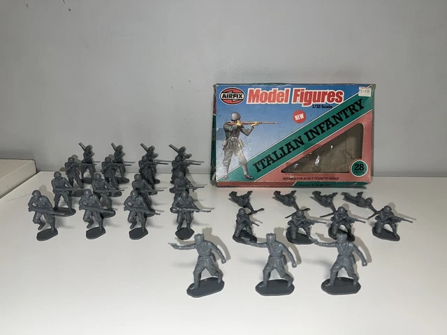 AIRFIX WWII ITALIAN Infantry Window Box 27 Figures 1/32 54mm $55.00 - PicClick CA