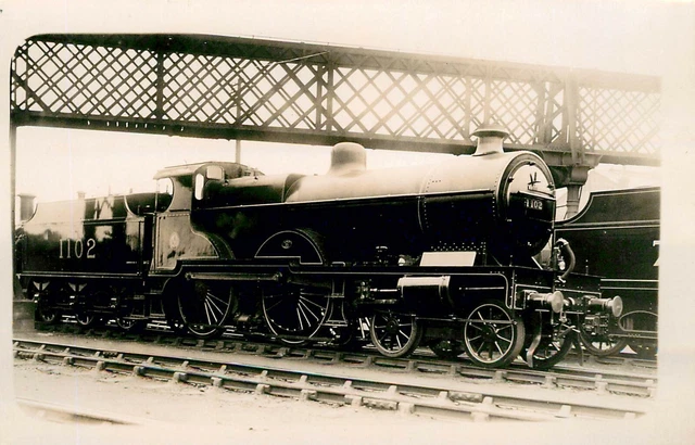 RAILWAY STEAM LOCO Lms 1102 - Real Photo Postcard £2.00 - PicClick UK